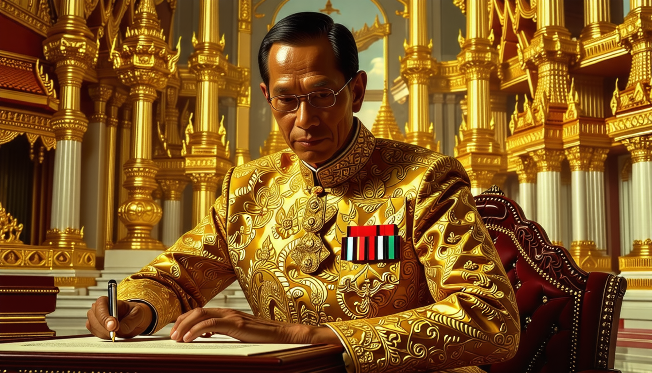 The King of Thailand, Rama X, signs historic legislation that marks a ...