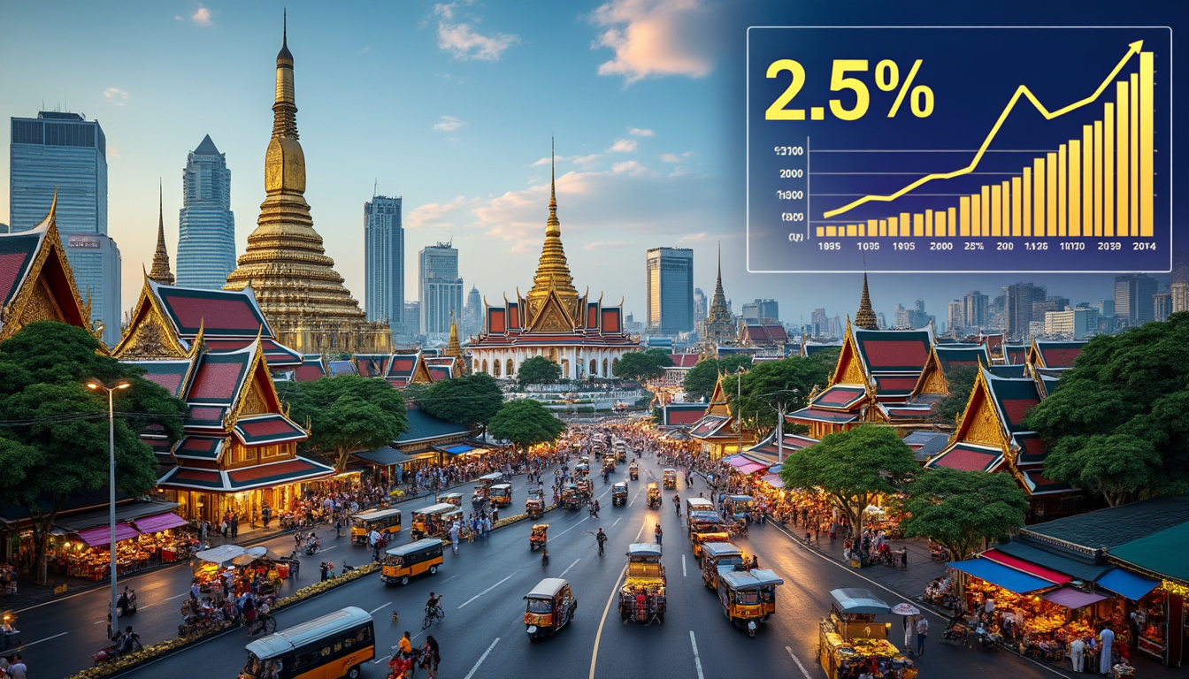 Thailand: GDP growth forecast of 2.5% for 2024, below expectations ...