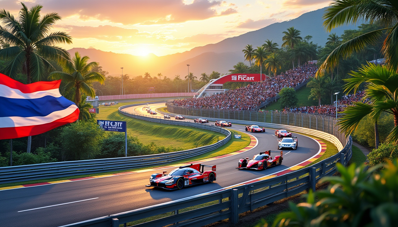 discovery of the potential circuit of the Thai Grand Prix - Asie Sud Est